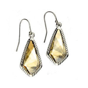 Luca Danni Champagne Sloane Statement Earrings